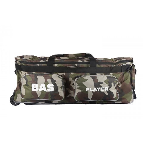 BAS Players Camo Trolley Kit Bag with wheelie – brewing-cricket-singapore